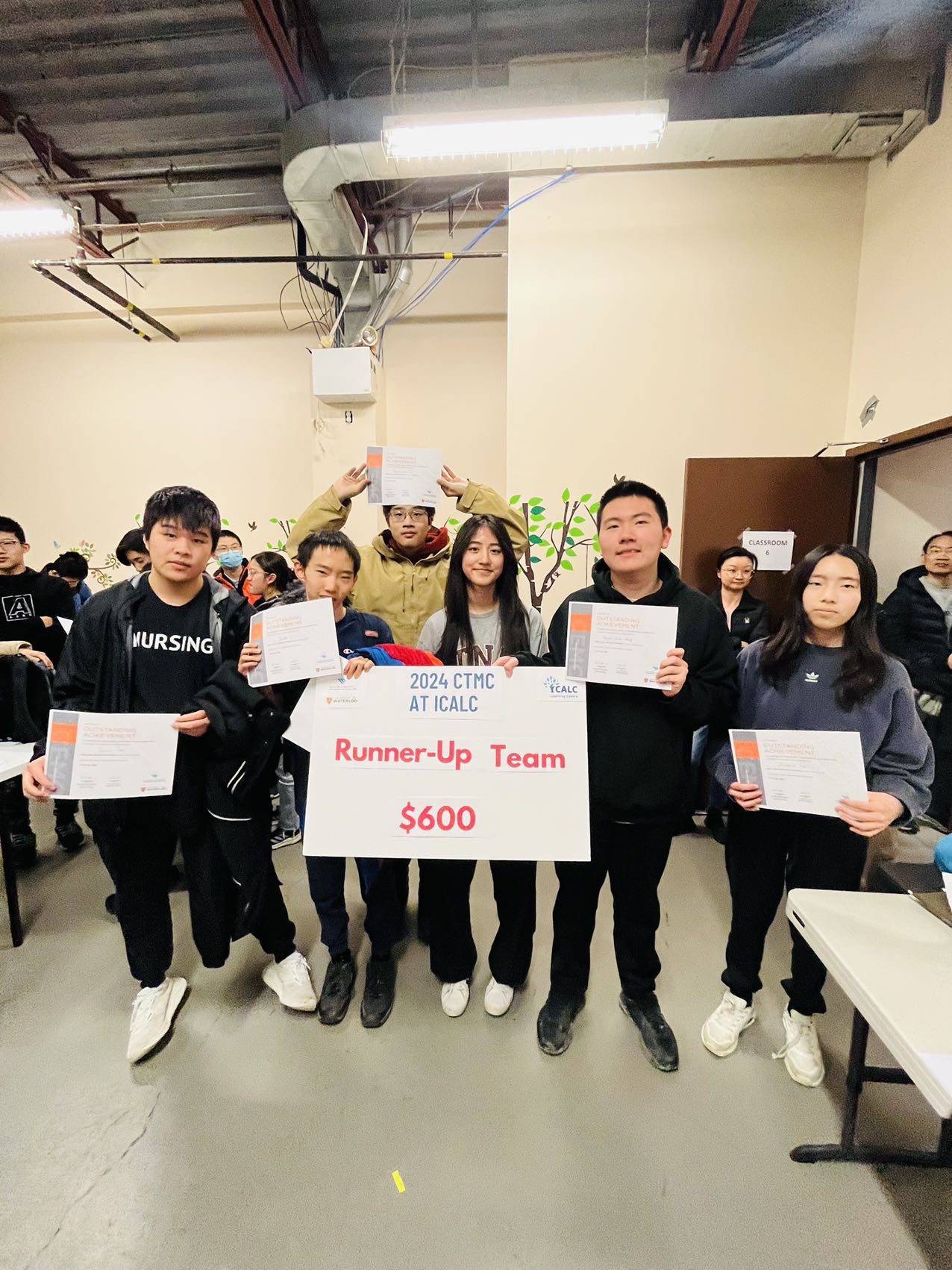 The 2024 Waterloo CTMC Group Mathematics Competition successfully Done ...