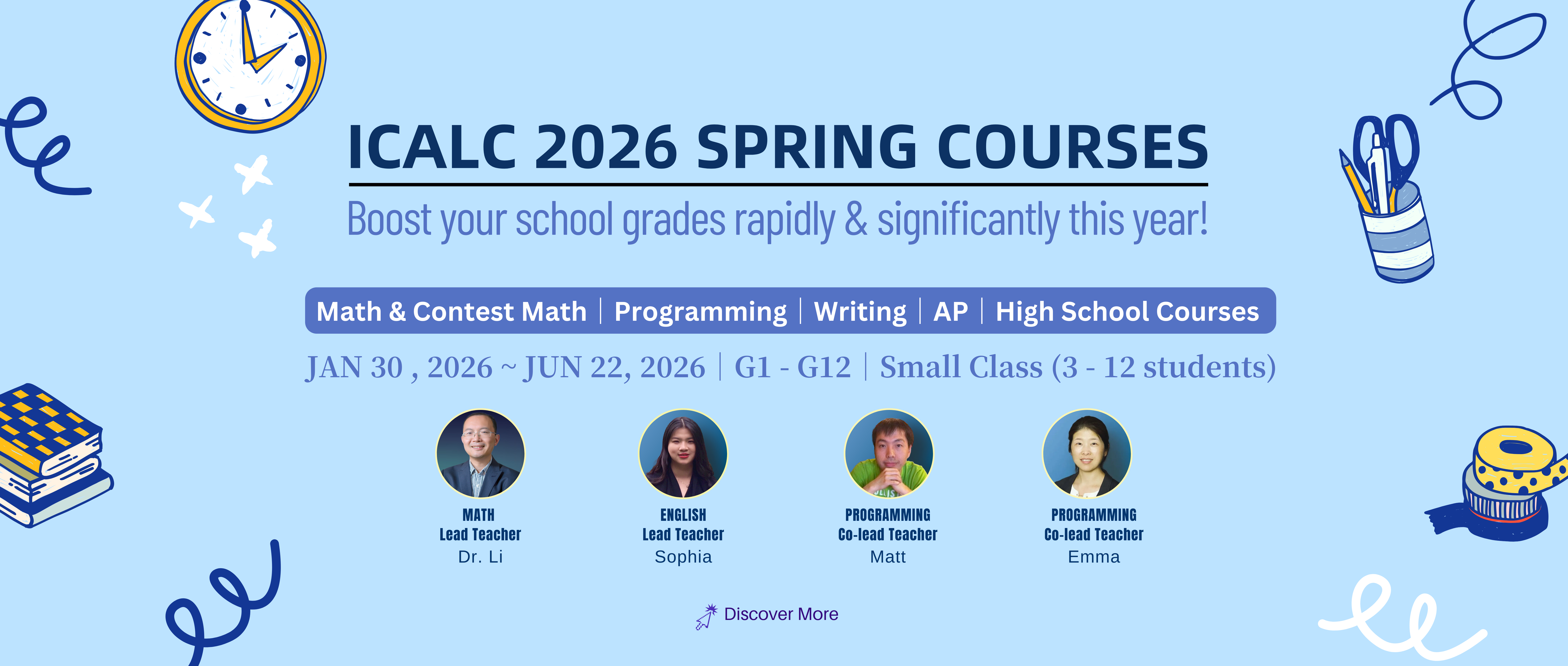 2026 Spring Semester Courses - ICALC
